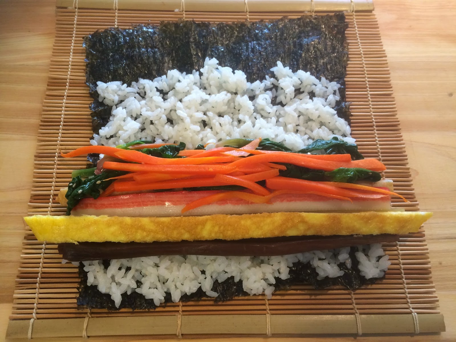 Enjoy Korea with Hui: How to Make Gimbap? Classical Korean Gimbap ...