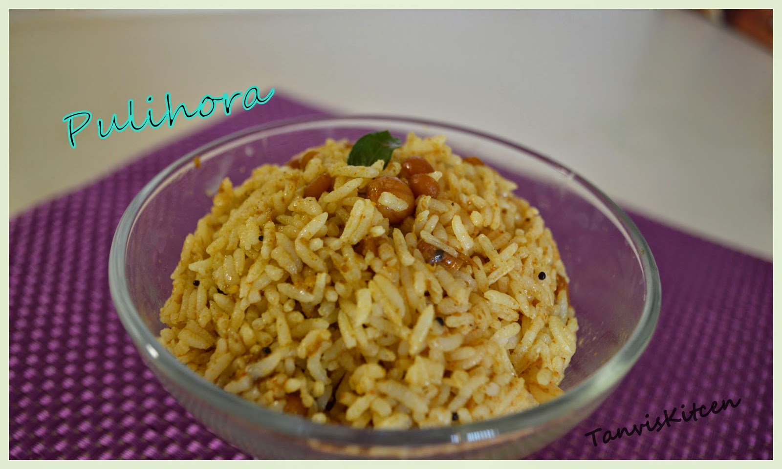 Tanvis Kitchen : Tamarind Rice/ Pulihora Recipe.....!!!!!!!