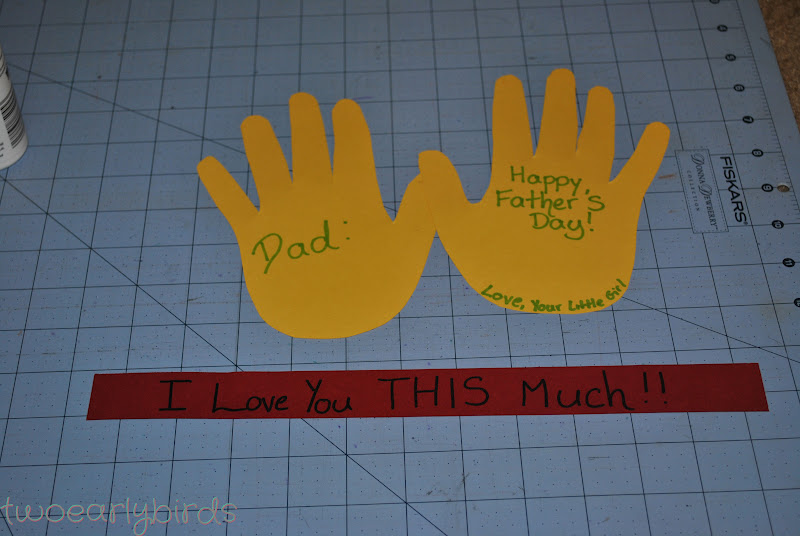 Two Early Birds: Kid-Friendly Friday: Father's Day Card