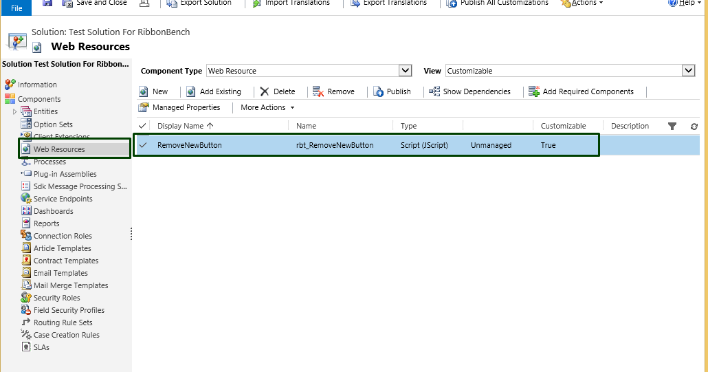 Microsoft Dynamics Crm Hide New Button In Subgrid Programmatically