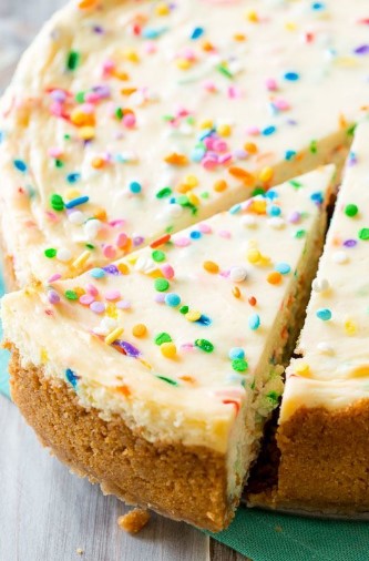 Funfetti Cheesecake Recipe - Recipes Cottage