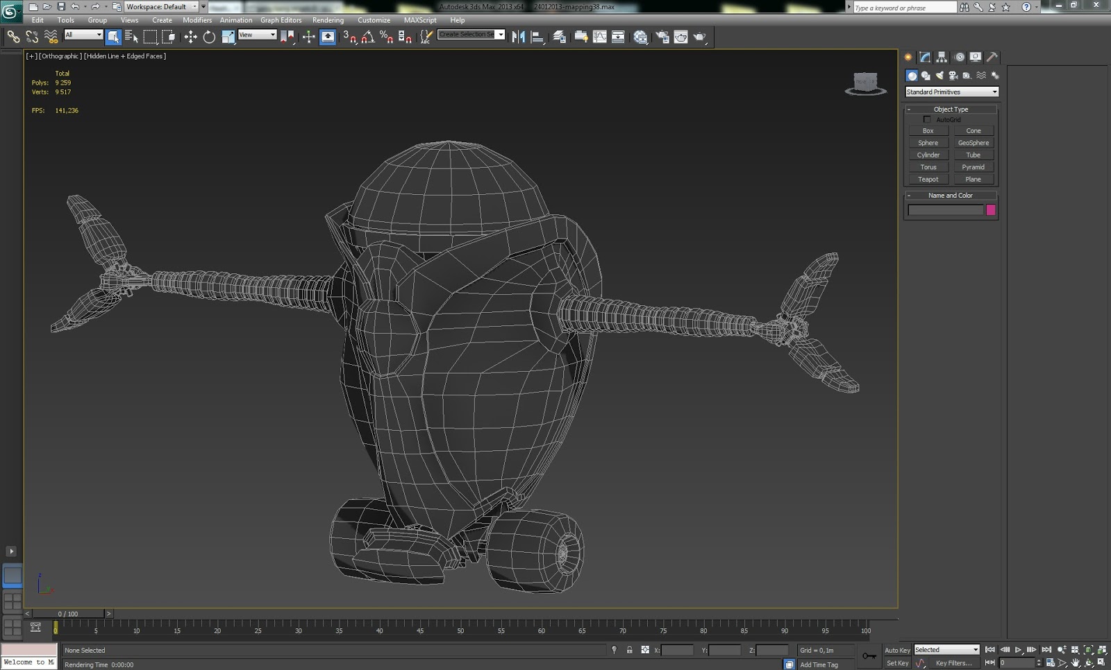 Nicolas Cayré: Modélisation Robot (3DS Max)