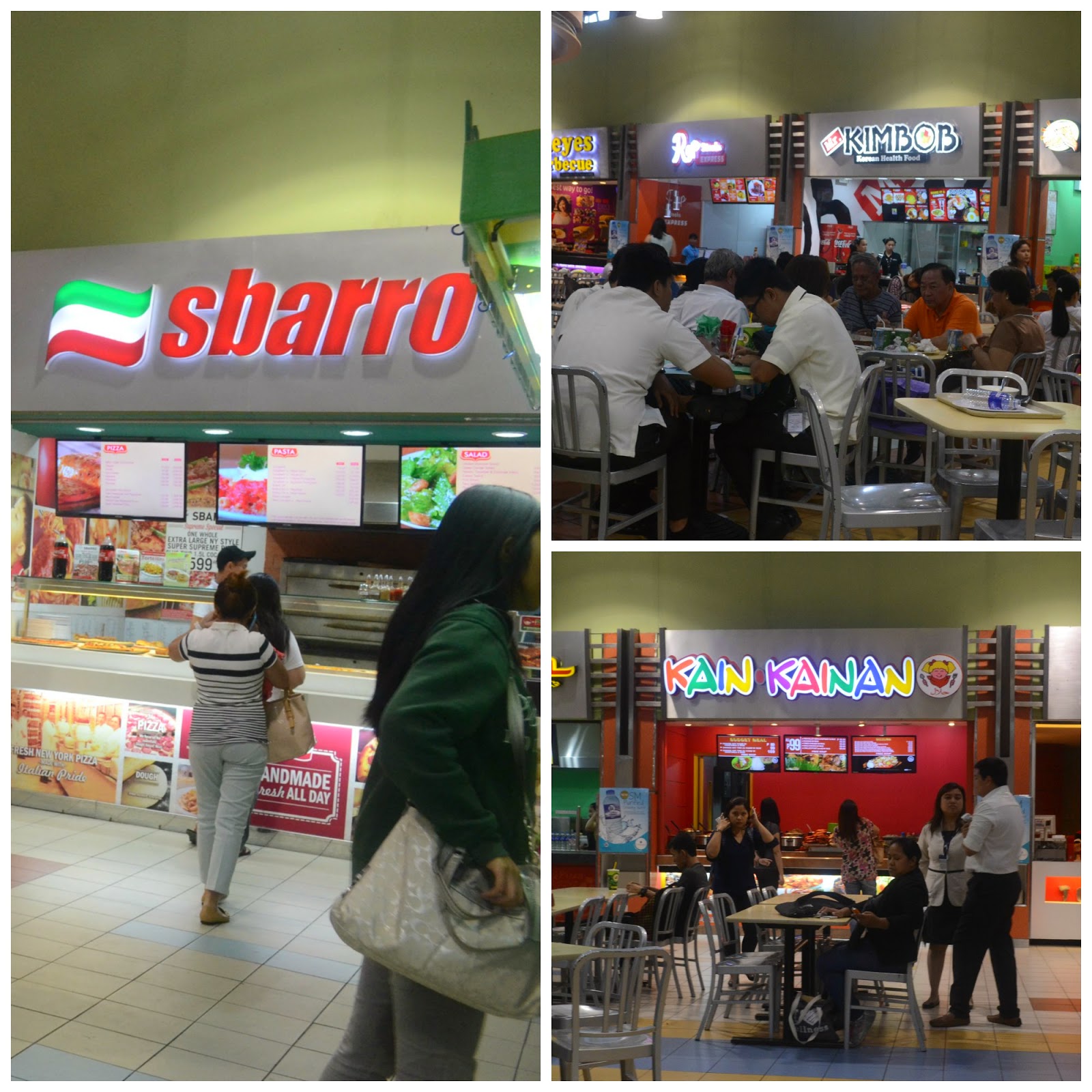 SM City Bicutan Foodcourt Choices