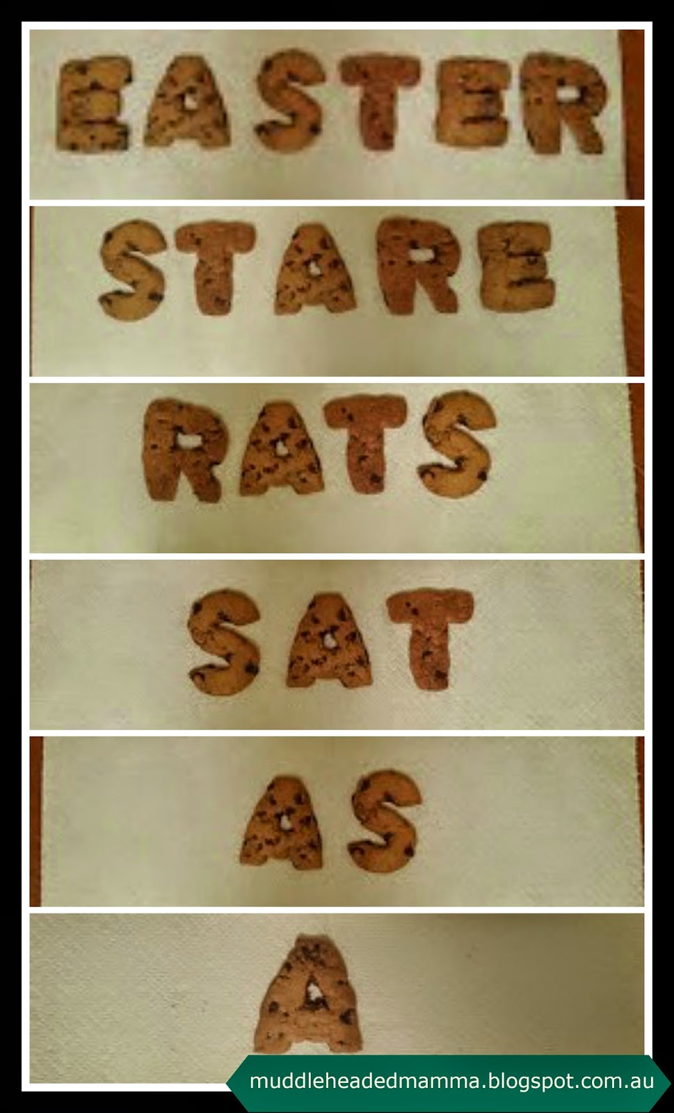 The Muddle-Headed Mamma: Edible Word Games