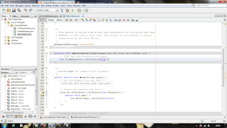 Membuat menu di netbeans