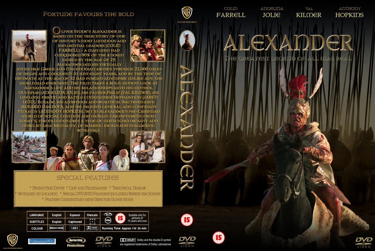 Alexander (2004) | Movie Poster and DVD Cover Art