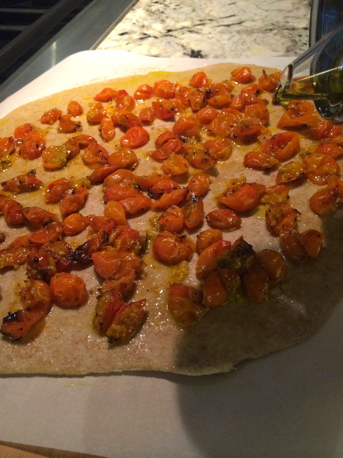 Shape Boil and Bake: Roasted Tomato Flatbread
