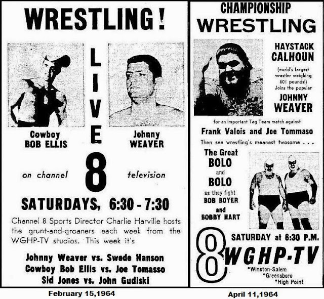 Piedmont Triad Nostalgia: WGHP - Championship Wrestling