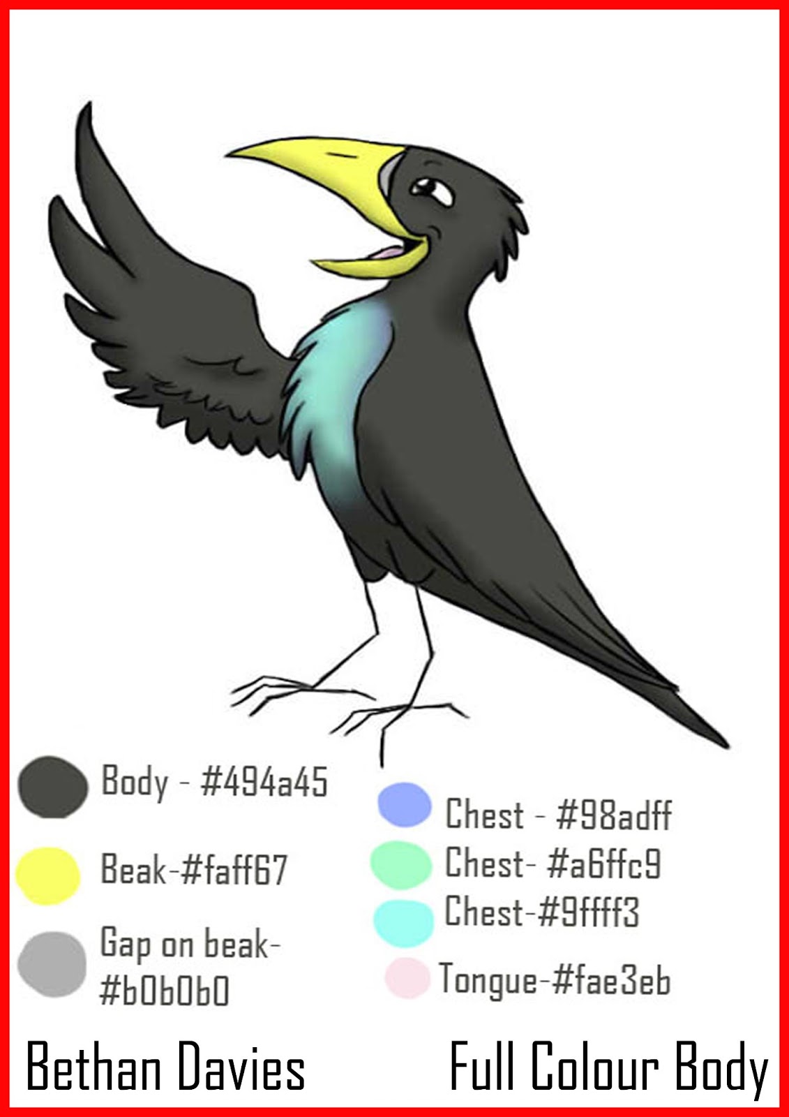 Bethan Davies Concept Artist : Bird and Four Legged Character Design