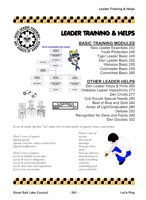 Akela's Council Cub Scout Leader Training: Leader Training & Helps ...