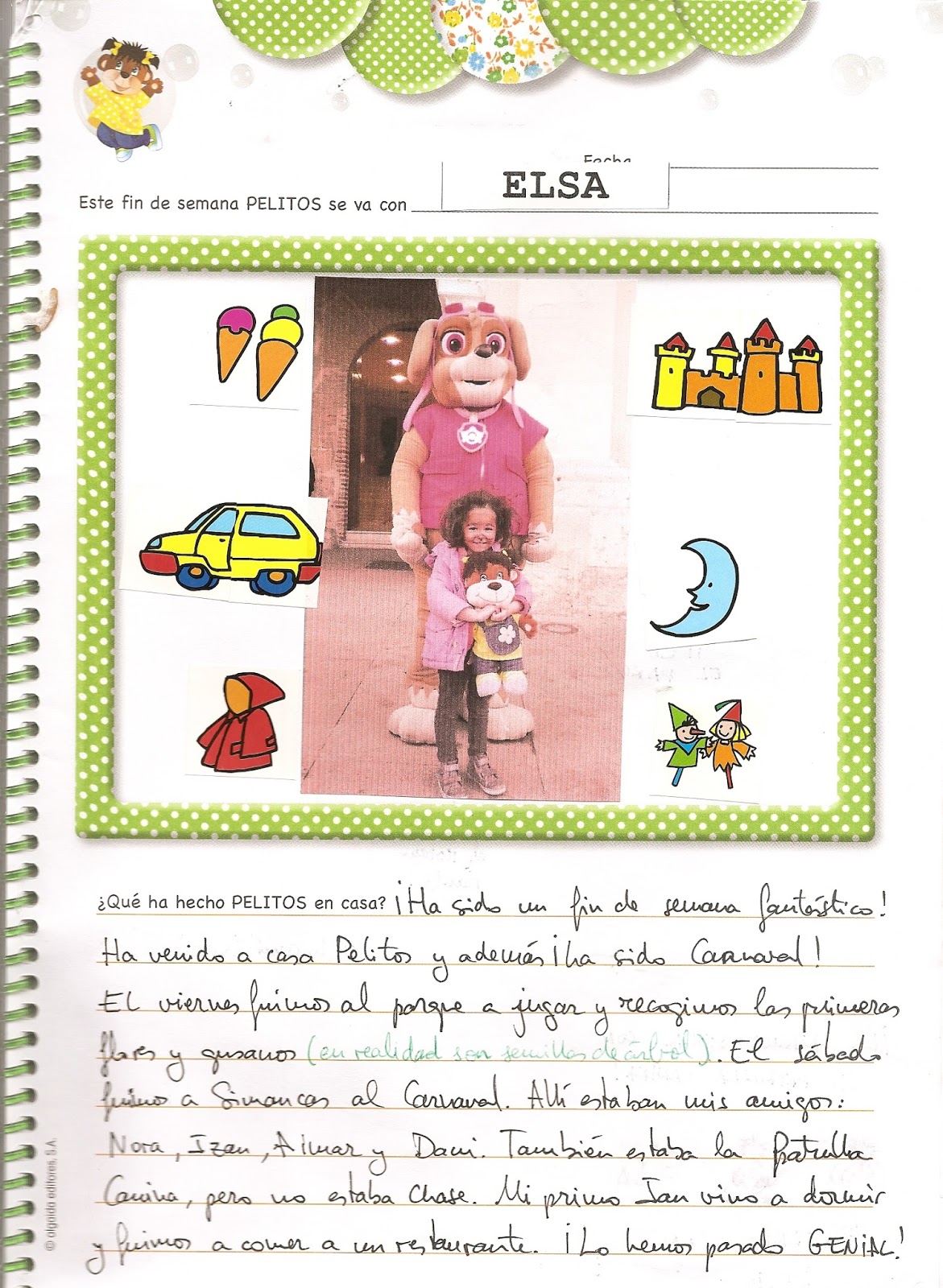 ZUMACALEO.(BIBLIOTECA CEIP LOS ZUMACALES): CUADERNO VIAJERO ( 3 AÑOS ...