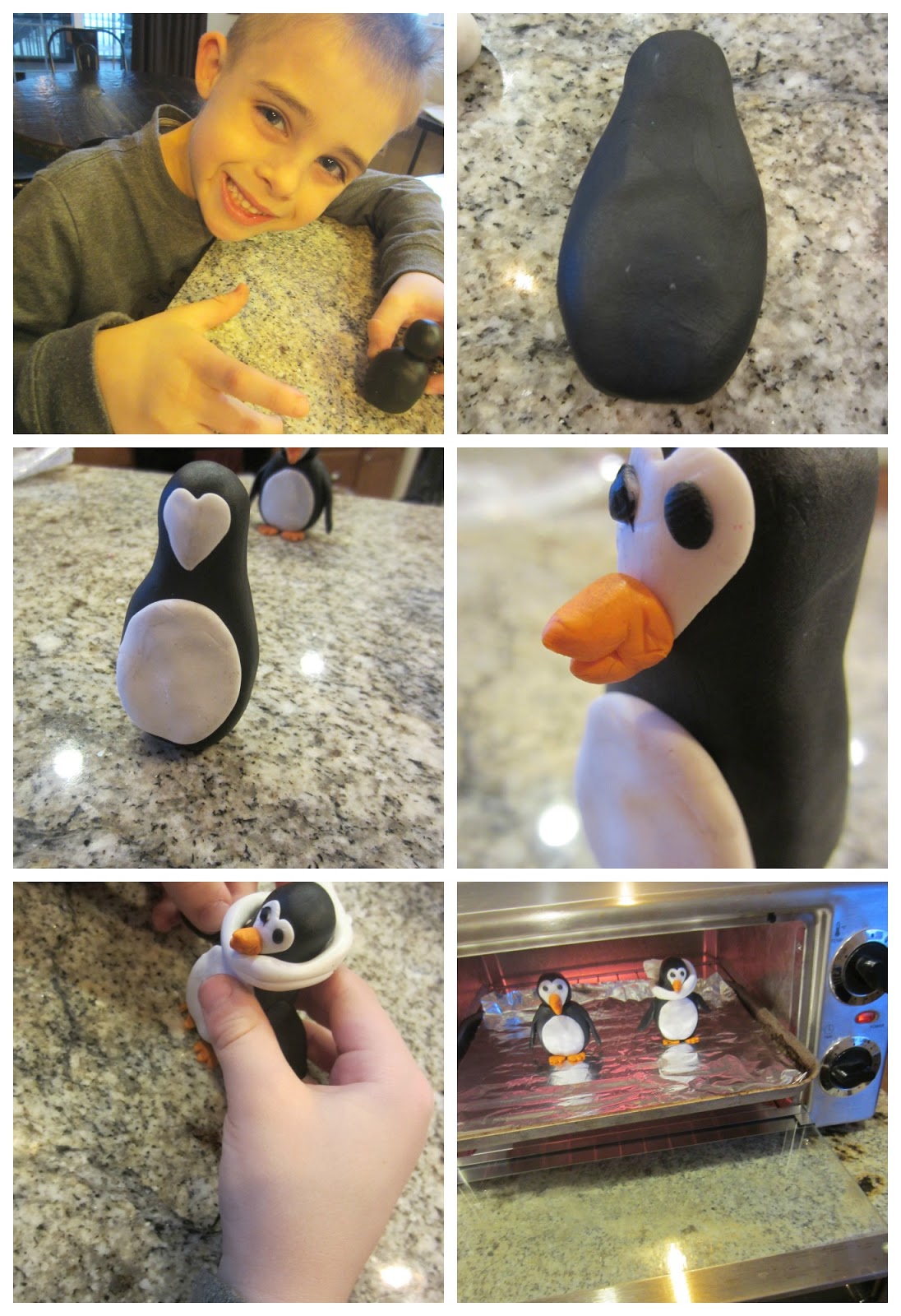 Relentlessly Fun, Deceptively Educational: Polymer Clay Penguins