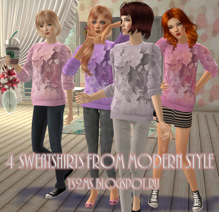 The Sims 2 Modern Style: [MS] Sweatshirts