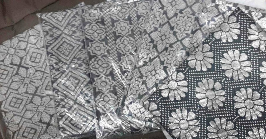 Sampin Songket Hitam silver