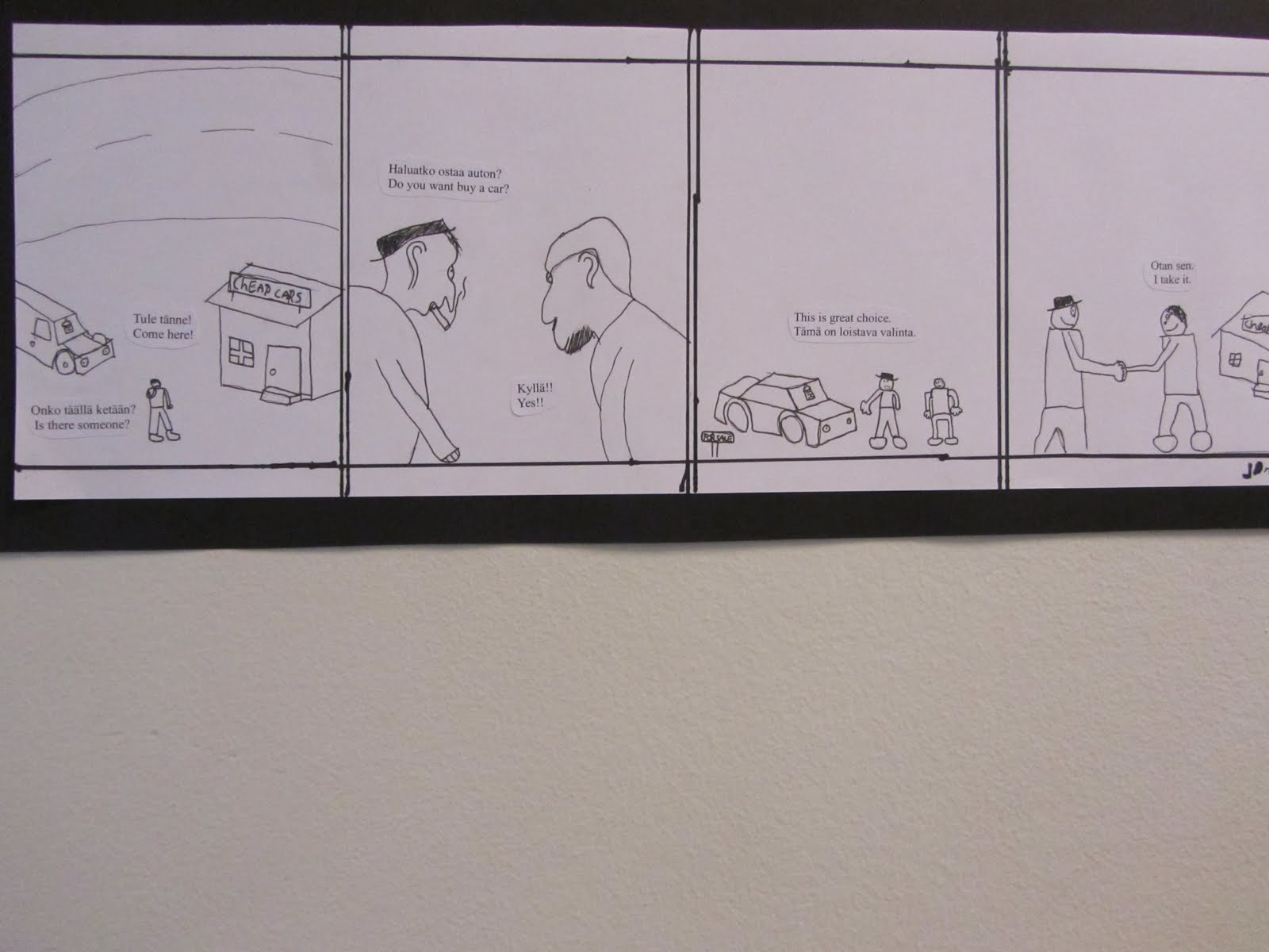 "The Magic of Books": 7th graders comics (Finland)