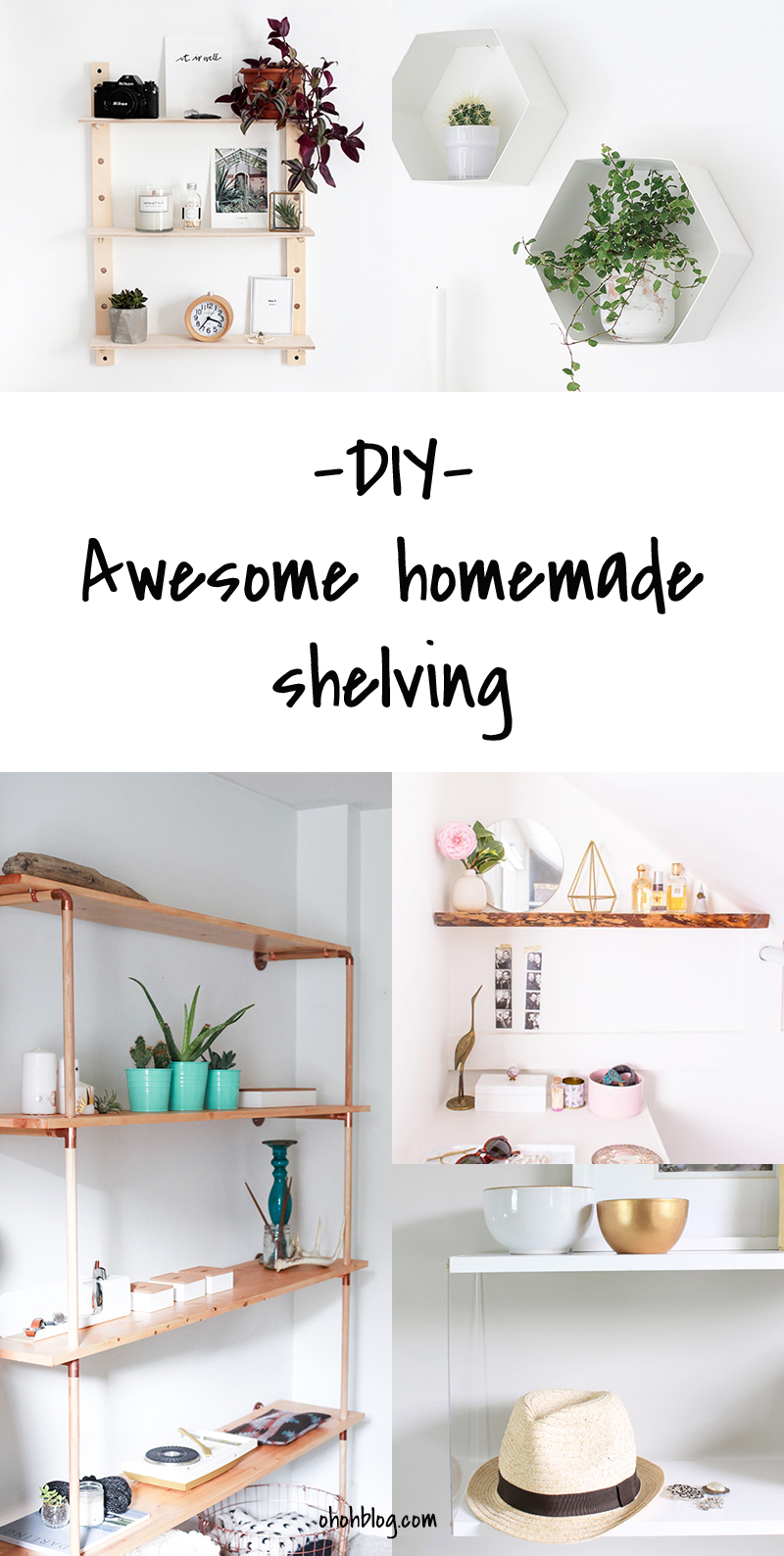 Awesome shelving you won't believe are homemade