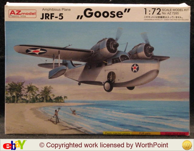 AIRPLANE SCALE MODELKIT: Grumman Goose