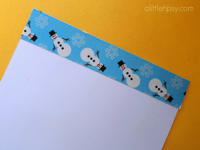 Duck the Halls with Duck Tape Stockings - A Little Tipsy