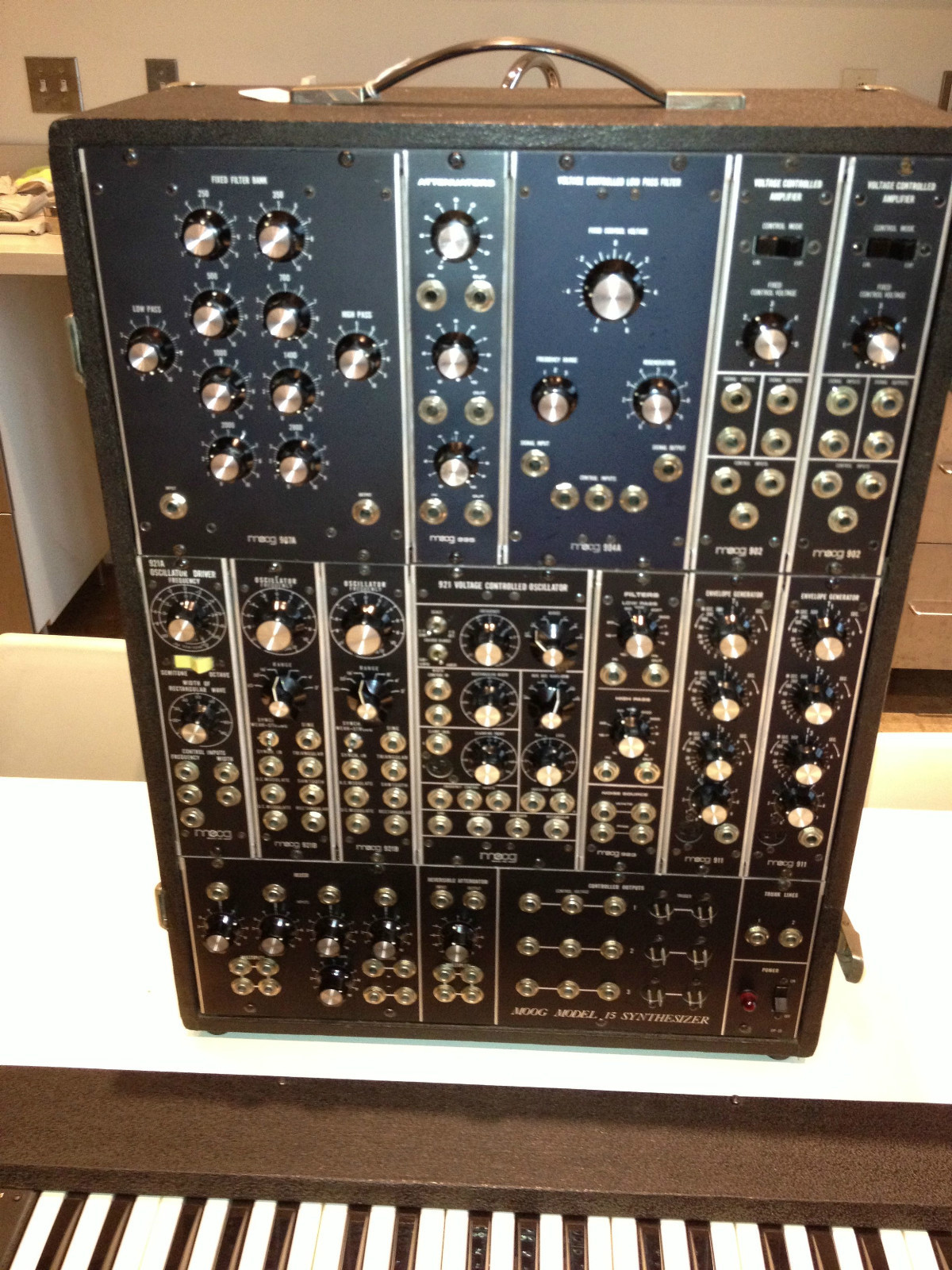 MATRIXSYNTH: MOOG System 15 Modular Synthesizer System + Model 952 Keyboard