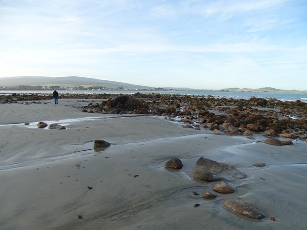 over the hill: Colac Bay
