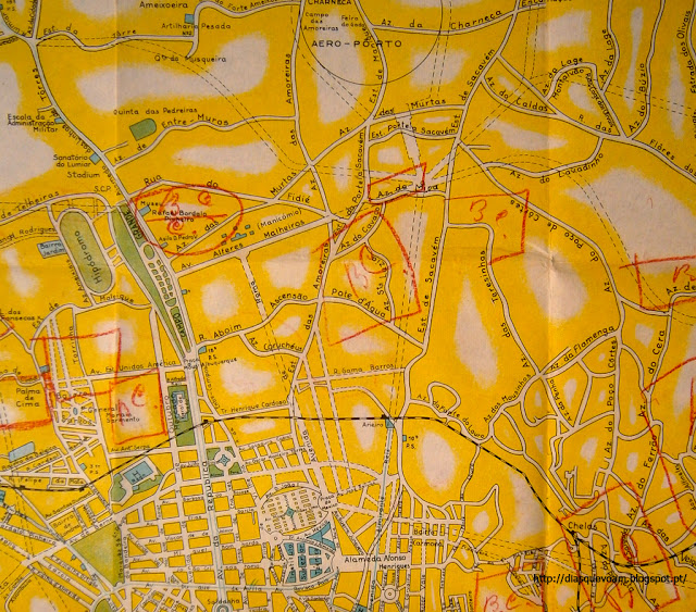 Dias que Voam: O mapa de Lisboa