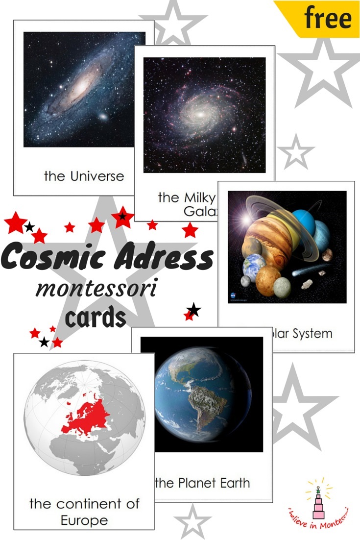 Welcome to the Universe Unit + Free Printables - I Believe in Montessori