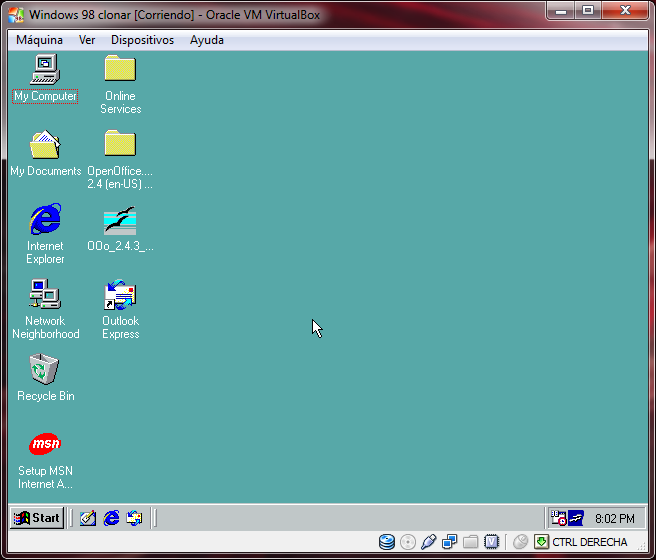 Instalación de Windows 98 y Linux en un mismo disco duro en una Máquina ...