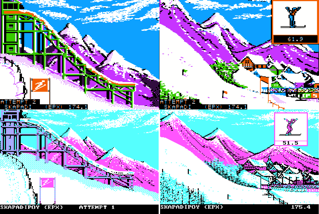 FRGCB - Finnish Retro Game Comparison Blog: Winter Games (Epyx/US Gold ...