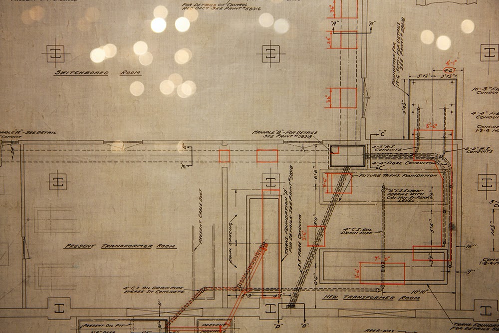 The Paris Market & Brocante: Vintage Find of the Day: Engineering Plans