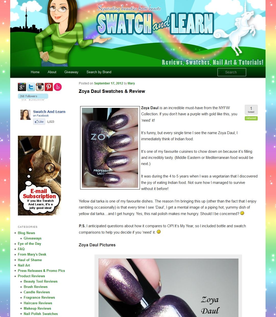on nails spot: Swatch and Learn Swatches Zoya Nail Polish in Daul...