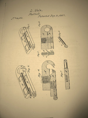 RestraintsBlog: 1857 Pin Tumbler Linus Yale PadLock