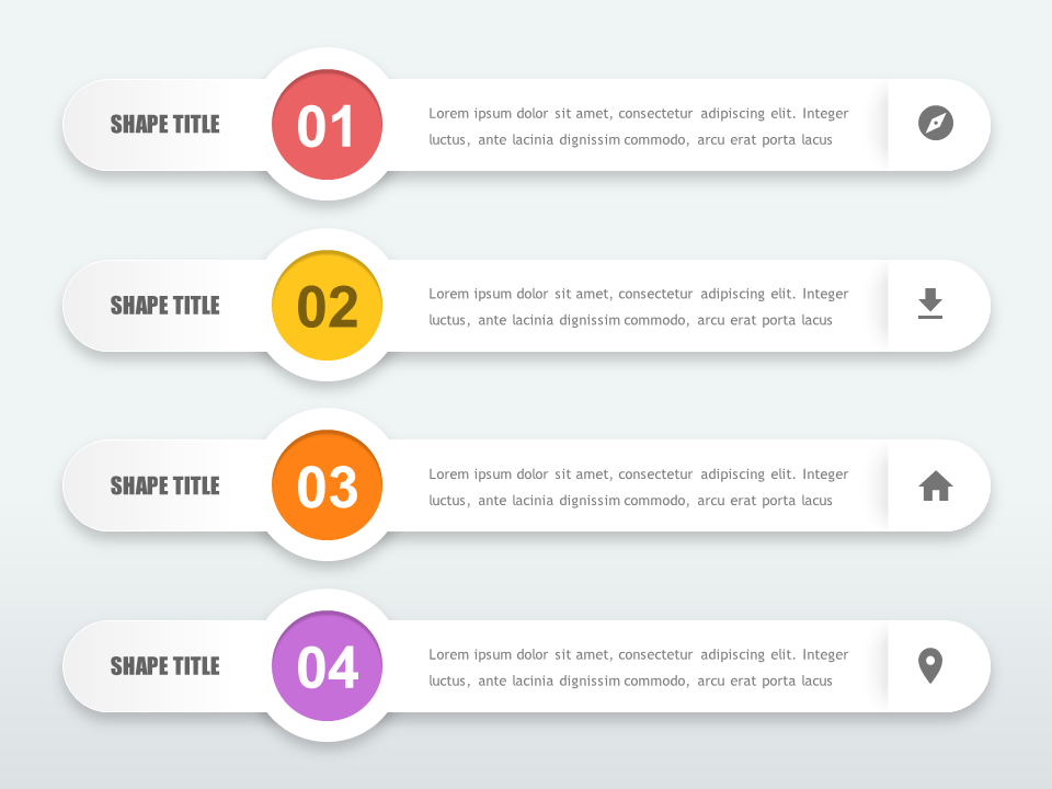 Round Soft Title Bar PowerPoint Templates - PowerPoint Free