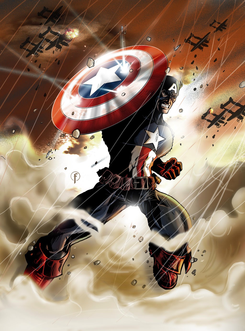 GAMING ROCKS ON: Art #7: Captain America Gallery
