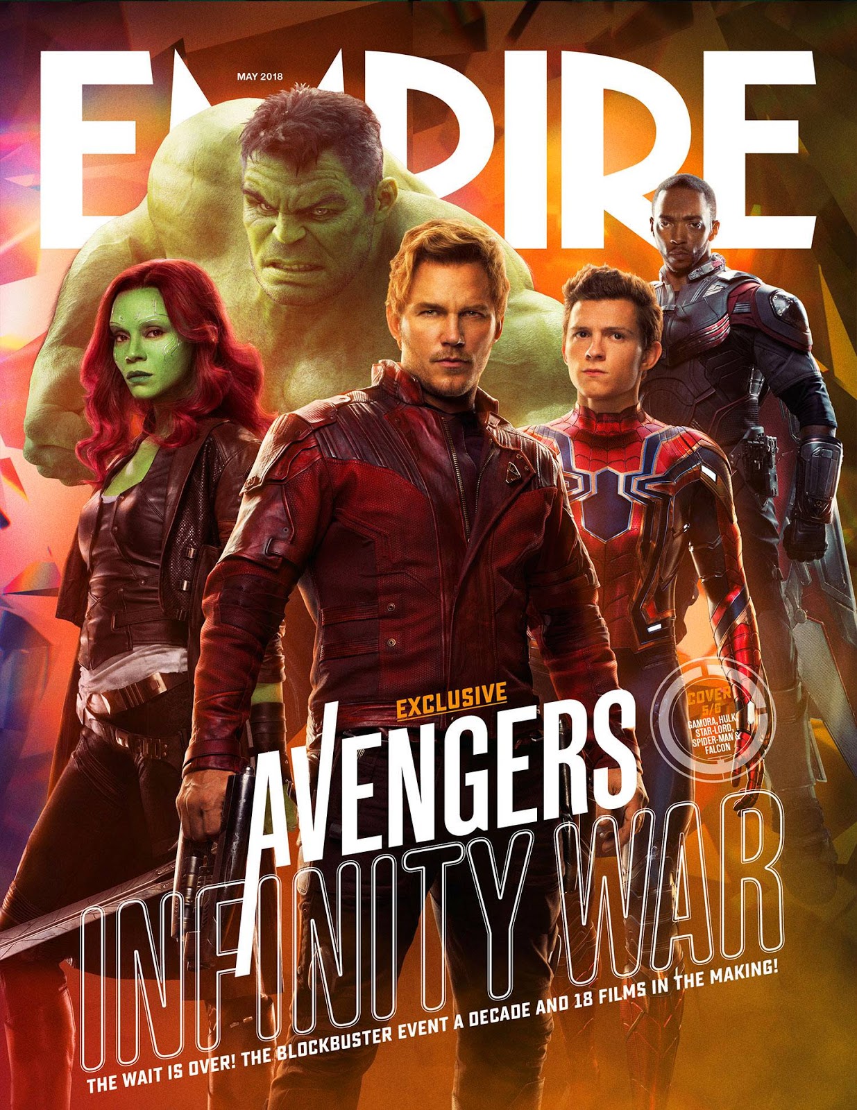 Empire Magazine Reveals Their 6 AVENGERS: INFINITY WAR Covers