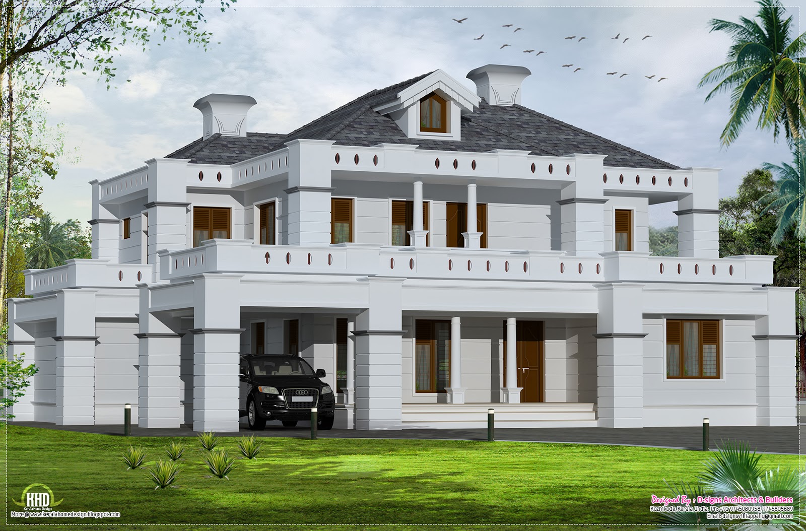 New Home Design: 2950 square feet house elevation