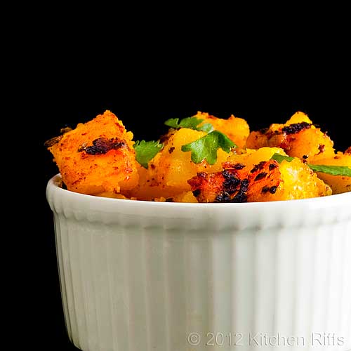 Kitchen Riffs: Spicy Potatoes with Ginger and Garlic