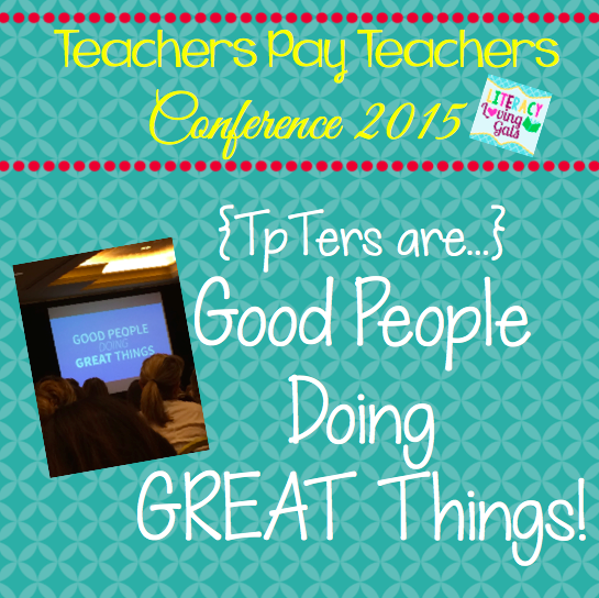 Literacy Loving Gals: Viva Las Vegas! TpT Conference 2015 Linky Party