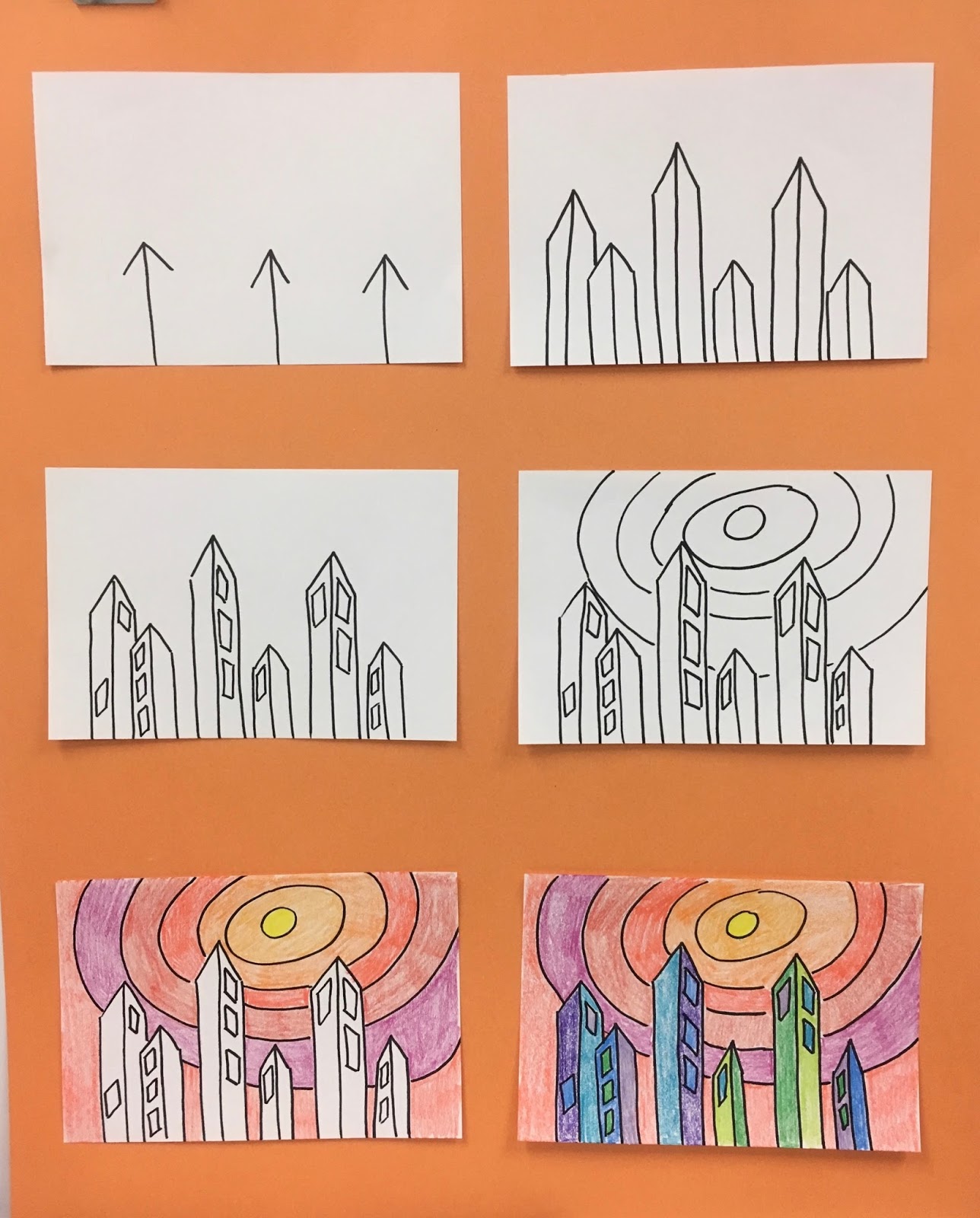 Primarily Art with Mrs. Depp: A City of Warm and Cool Colors