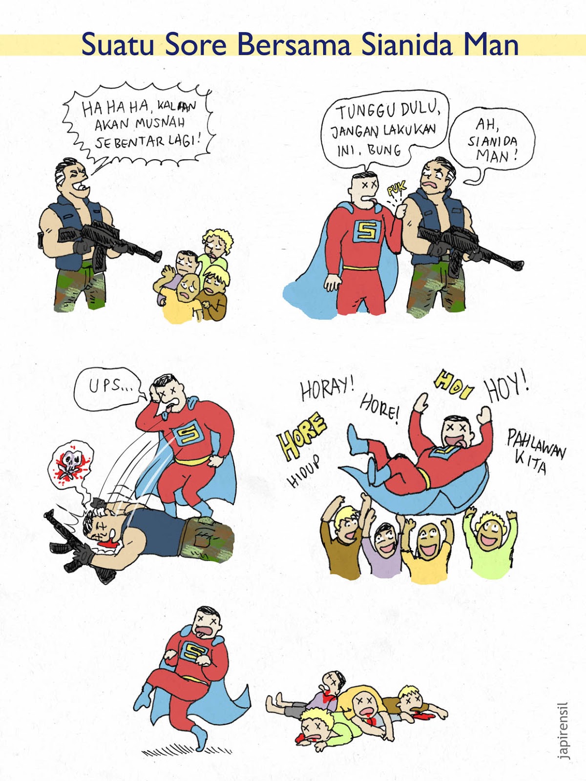 Sore Lain Bersama Sianida Man | jaPiRensil