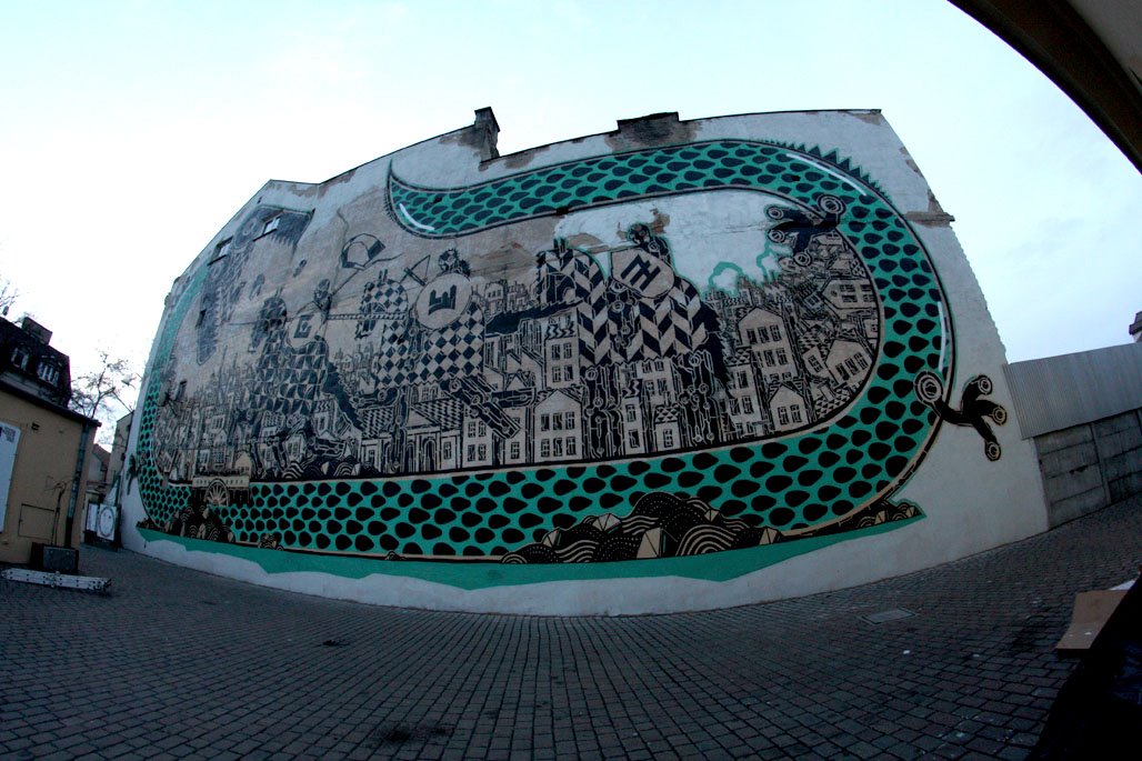 M-City New Mural In Plock, Poland – StreetArtNews