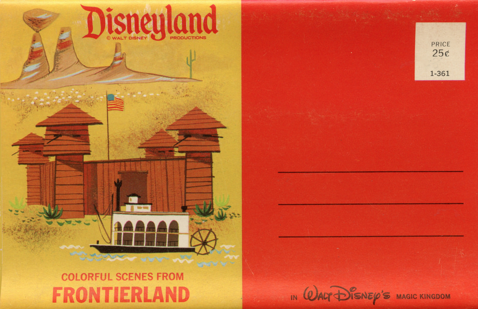 DISNEYLAND '71 & the American '50s: Postcards