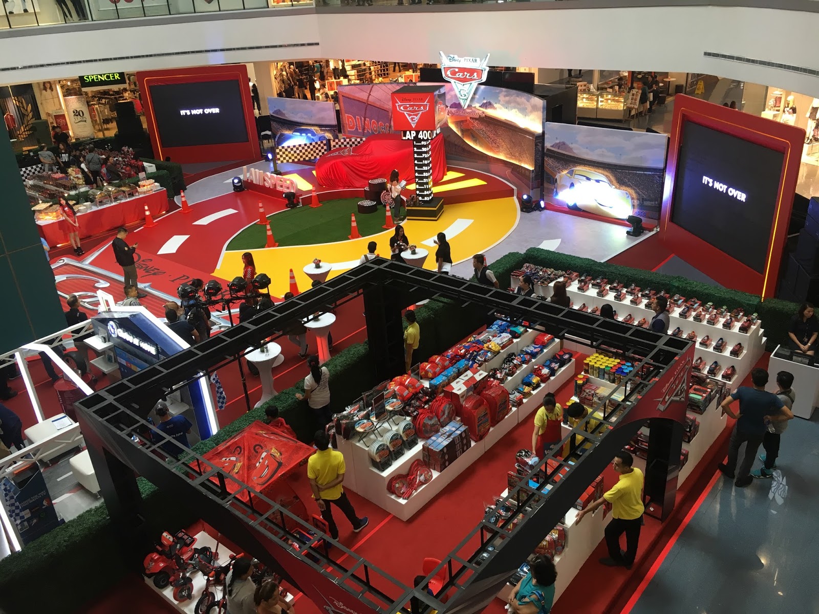 Life-Size Replica of Lightning McQueen is parked at SM North The Block ...