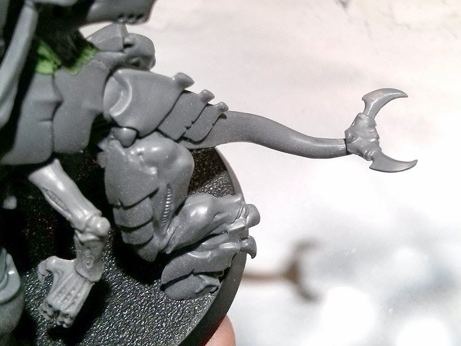 The Hammer of Wrath: WIP: Tyranid Biovore conversion