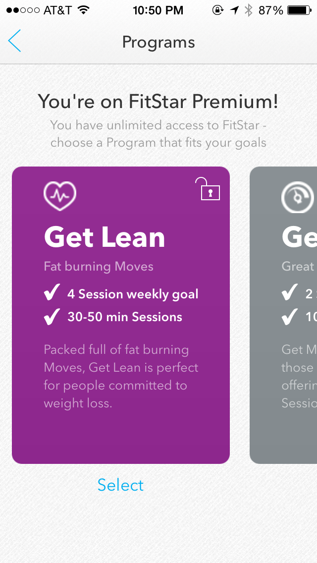 And Other Movie Cliches: Fitness review -- FitStar app