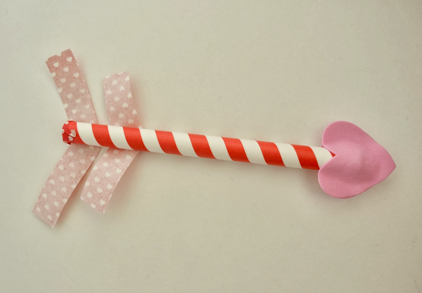 Valentine's Day: Paper Straw Arrows | Happy Mess MOMents