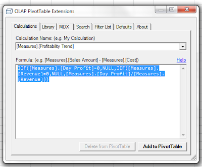 BI Architects: OLAP PivotTable Extension