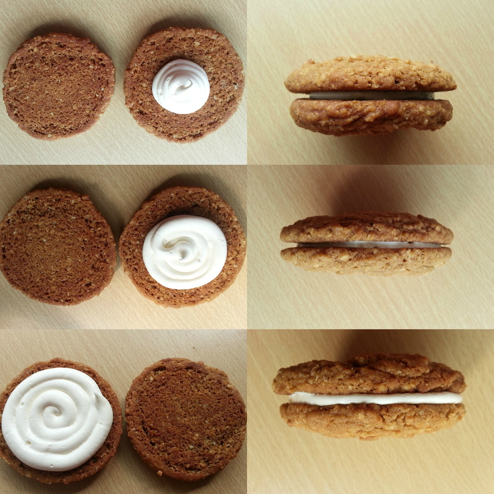 My sugar coated life...: Patriotic oatmeal creme pie cookies