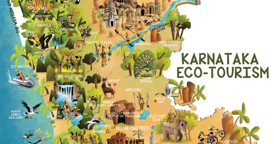 Green Humour: Karnataka Ecotourism Map