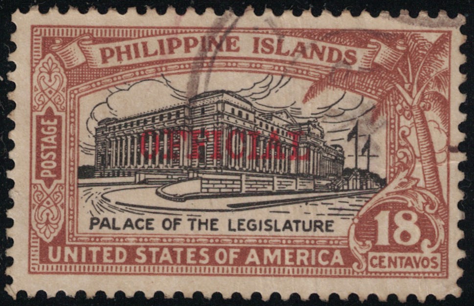 Philatelic Philippines: red official overprints
