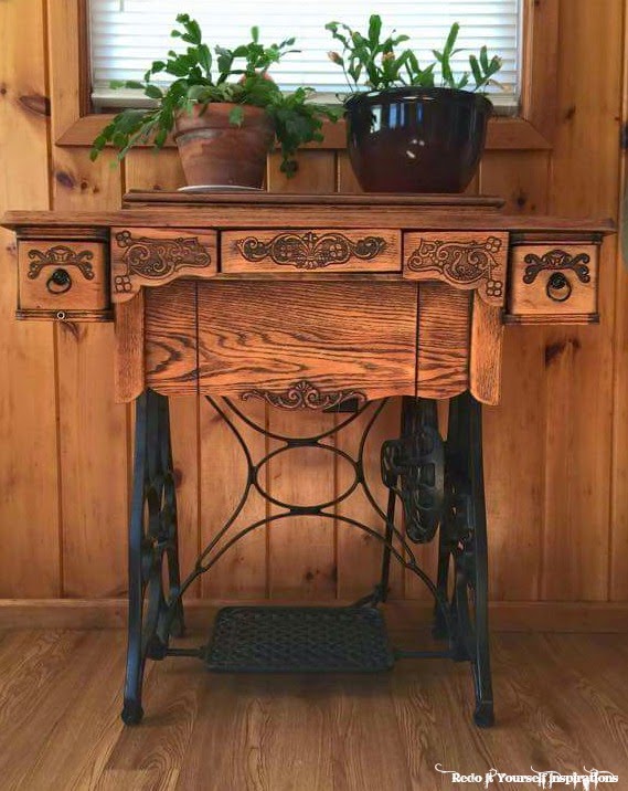 Treadle Sewing Machine: A Granddaughter's Treasure | Redo It Yourself ...